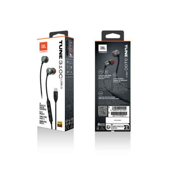 JBL Tune 310C USB | Wired Hi-Res In-Ear Headphones